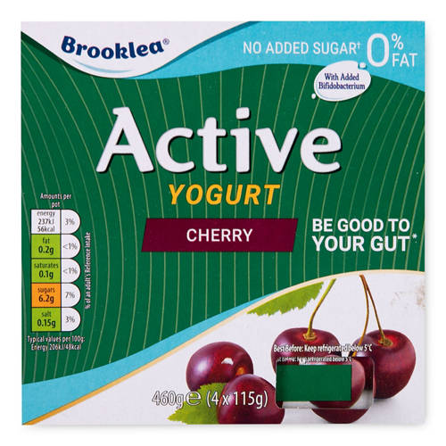 Active Cherry Yogurt 4 Pack | ALDI UK